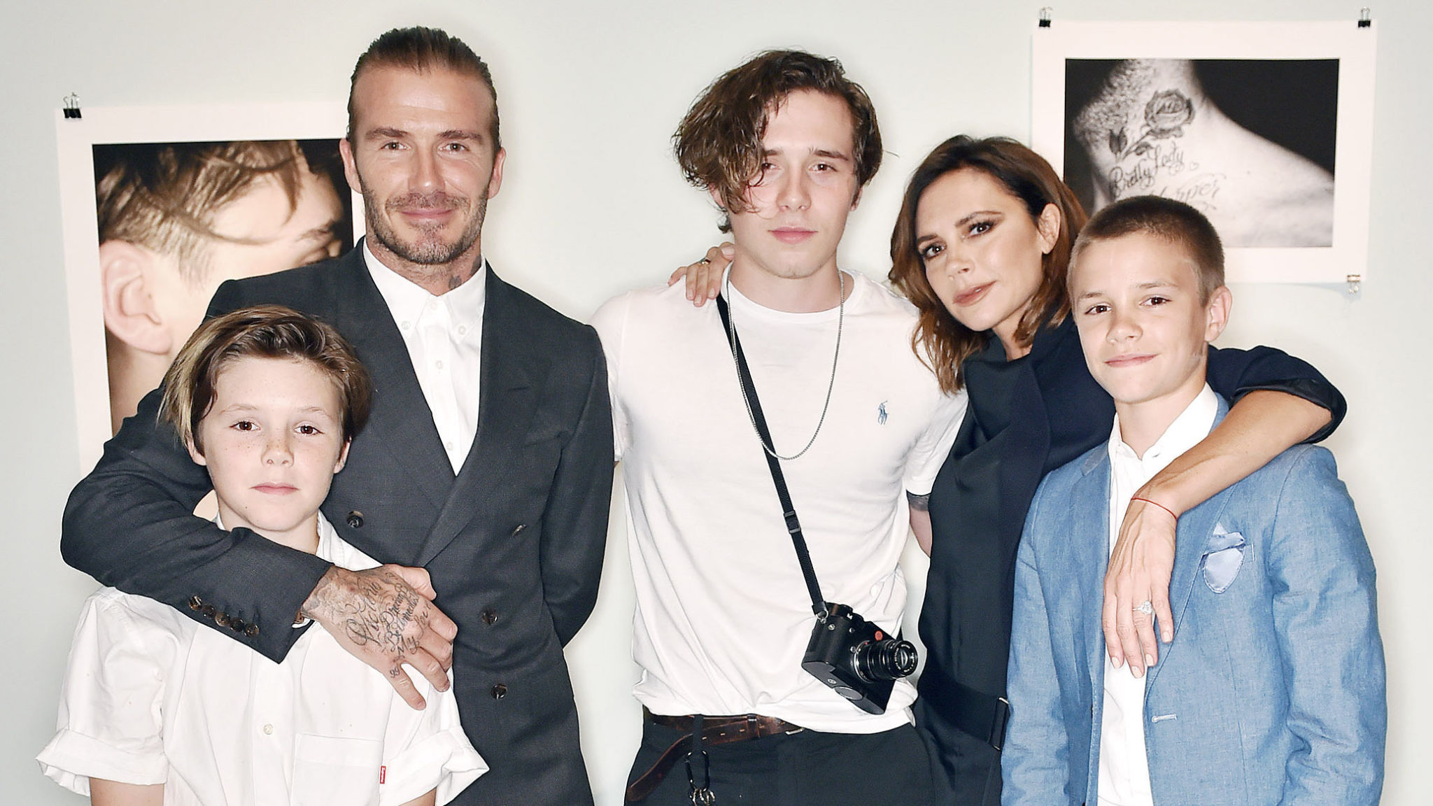 David Beckham Whole Family